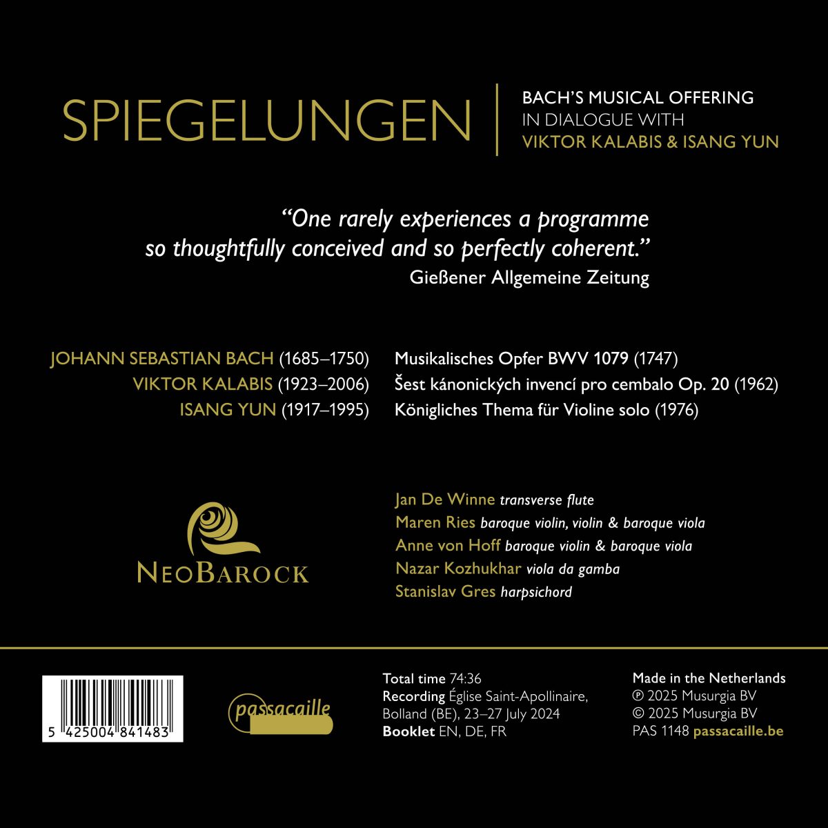 CD - Spiegelungen - NeoBarock